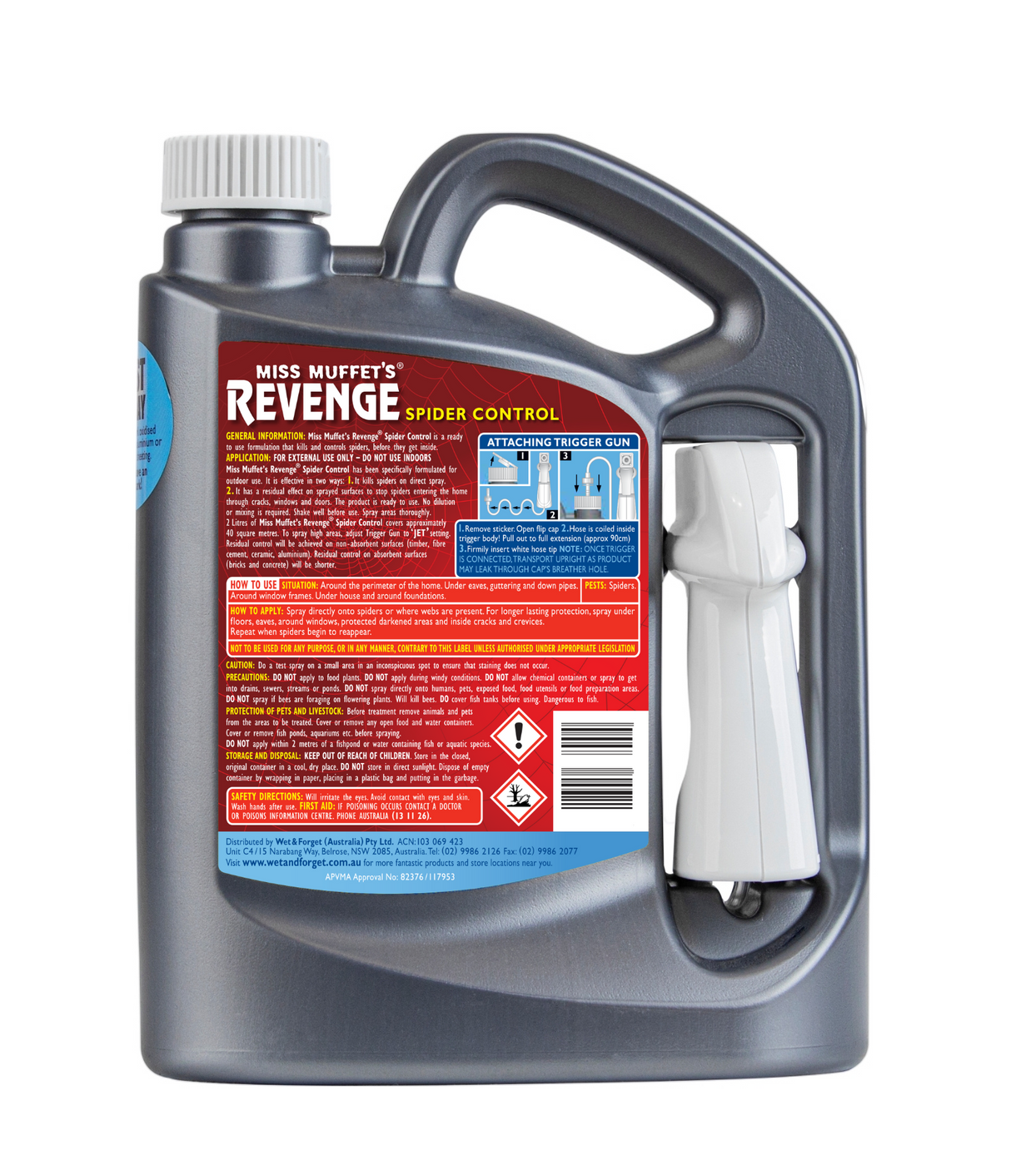 Deter Spiders with Miss Muffet’s Revenge, Spider Repellent Spray ...